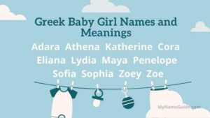 60+ Beautiful Greek Baby Girl Names with Meanings
