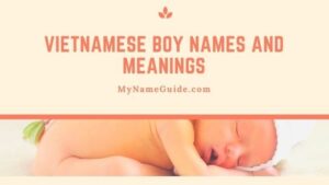 VIETNAMESE BOY NAMES AND MEANINGS | My Name Guide