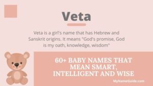Top 80 Baby Names That Mean Smart, Intelligent and Wise