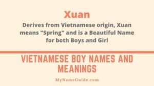 Top 60+ Vietnamese boy names and meanings